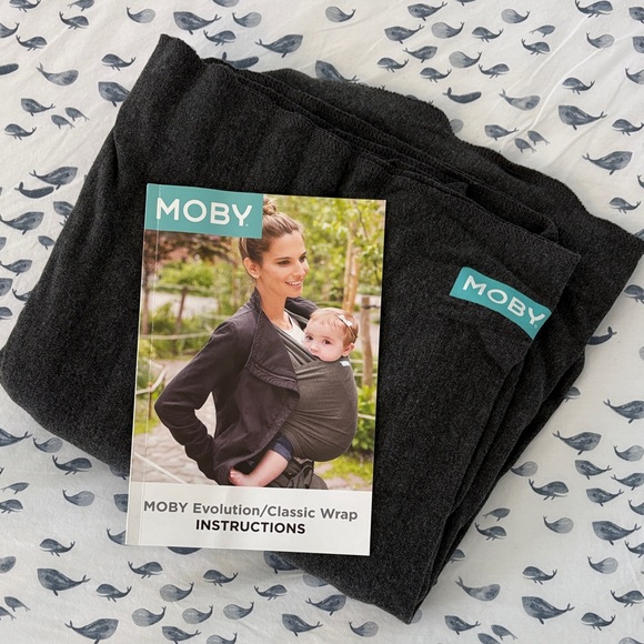 Moby | Other | Moby Classic Wrap In Charcoal | Poshmark